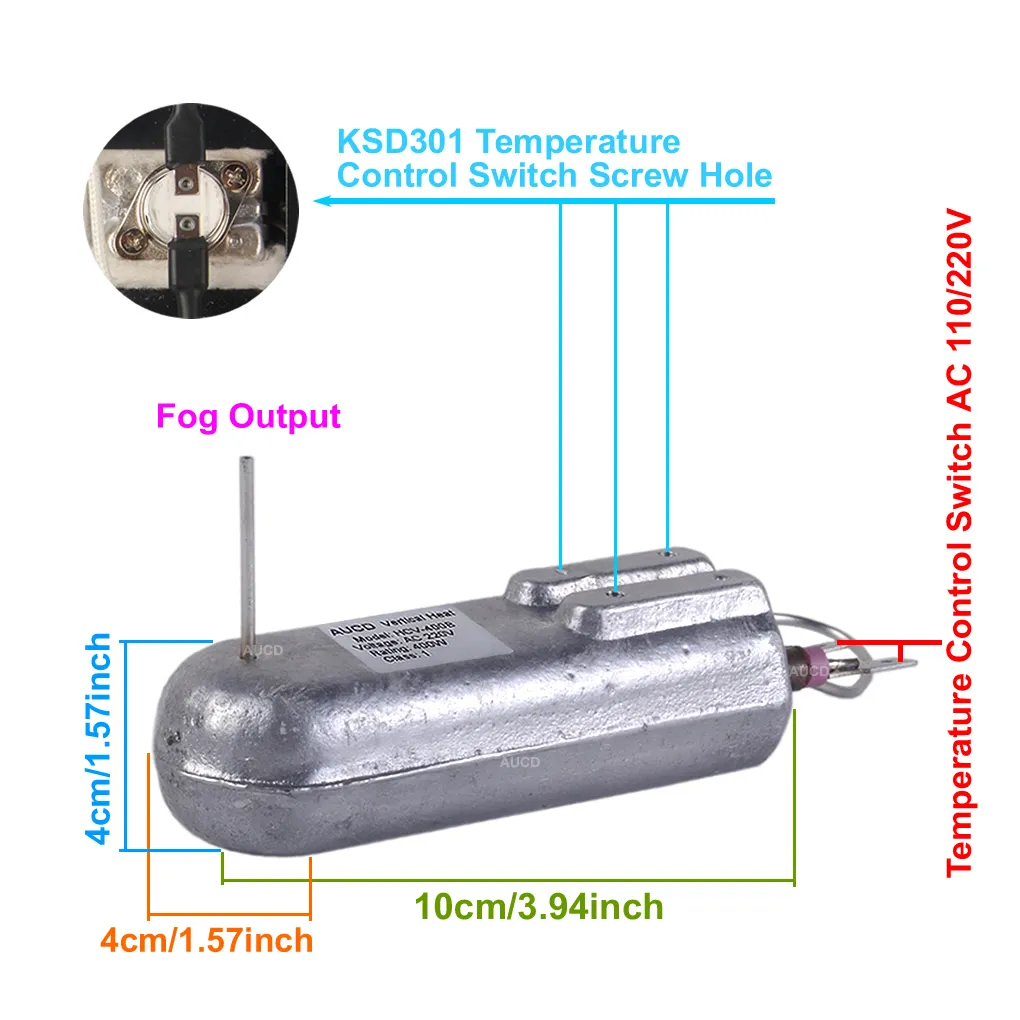 400W 900W 1200W 1500W 3000W Vertical Smoke Fog Machine Erect Heater Rod ...