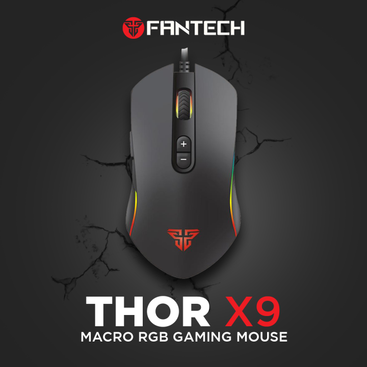 FANTECH THOR X9 - Macro RGB Gaming Mouse | Daraz.lk