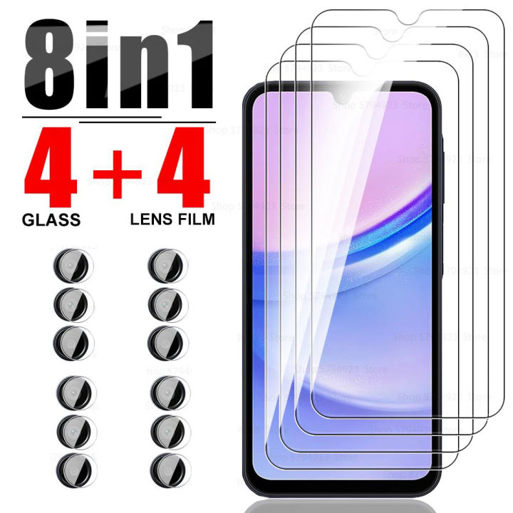 For Samsung Galaxy A25 5G 8in1 Full Screen HD Screen Protector for ...