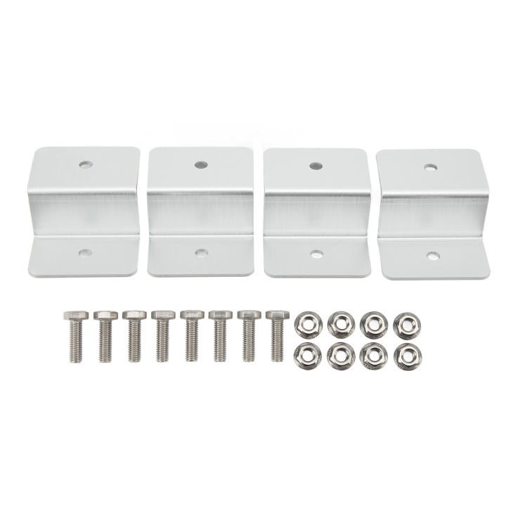 4x Solar PV Panel Mounts Brackets Outdoor Power Generation System ...