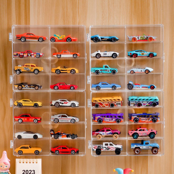1:64 Acrylic Car Display Box For Car Model Toy Cabinet Rack Dustproof ...