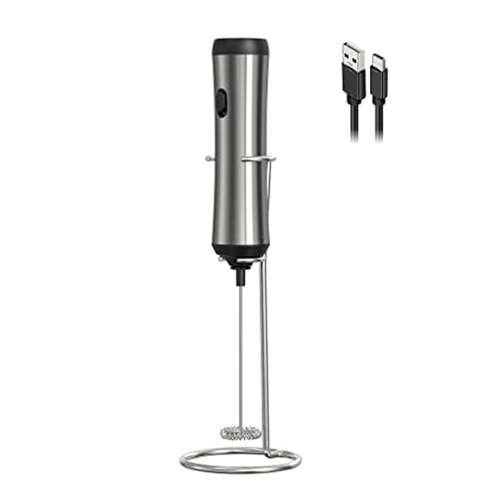 Frother Handheld Iron Electric Milk Frother Mini Frother with Stand ...
