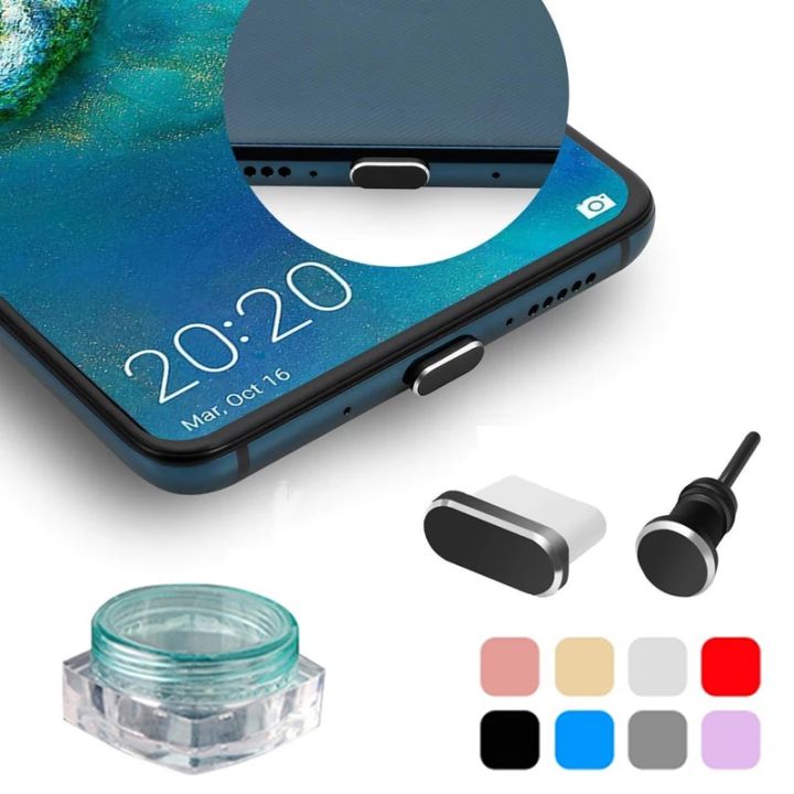 Type-C Charging Port Anti Dust Plug Earphone Charging Port Protector ...