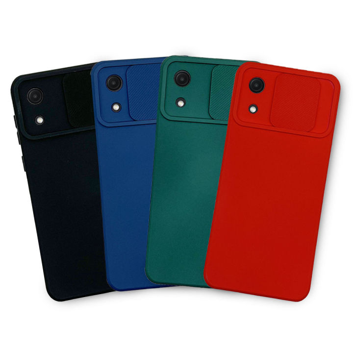 Slide Camera Lens Protection Phone Case For Samsung Galaxy A03 Core ...