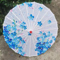 New Silk Cloth Oil Paper Umbrella Rain Women Decor Vintage Dance Prop ...