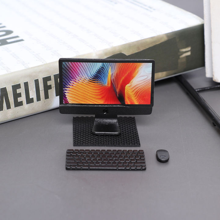 1/12 Mini Computer Mouse Keyboard Stationery Model for Miniature ...