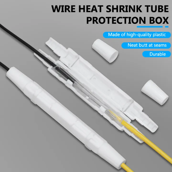 10pcs Drop Cable Protection Box Optical Fiber Protection Box Small ...