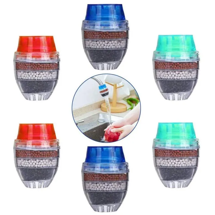 Mini Tap Water Filter Activated Carbon Round Tap Water Filter – Mini ...