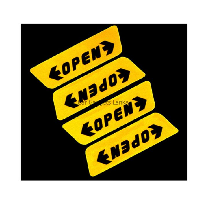 Car Door Open Warning Stickers | Daraz.lk