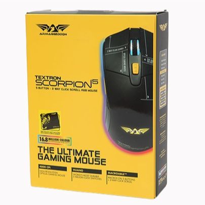 Gaming Mouse - ARMAGGEDDON SCORPION 5 (Free Mouse Matt Included) | Daraz.lk