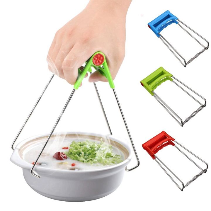 Heat Insulation Pot Dish Holder Clamp Holder Tong Kitchen Accessories ...