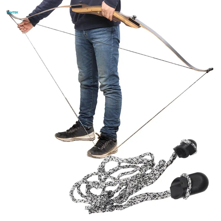 Stringer Tool Nylon Rope Recurve Bow Cocking Rope Cord Stringing Tool ...