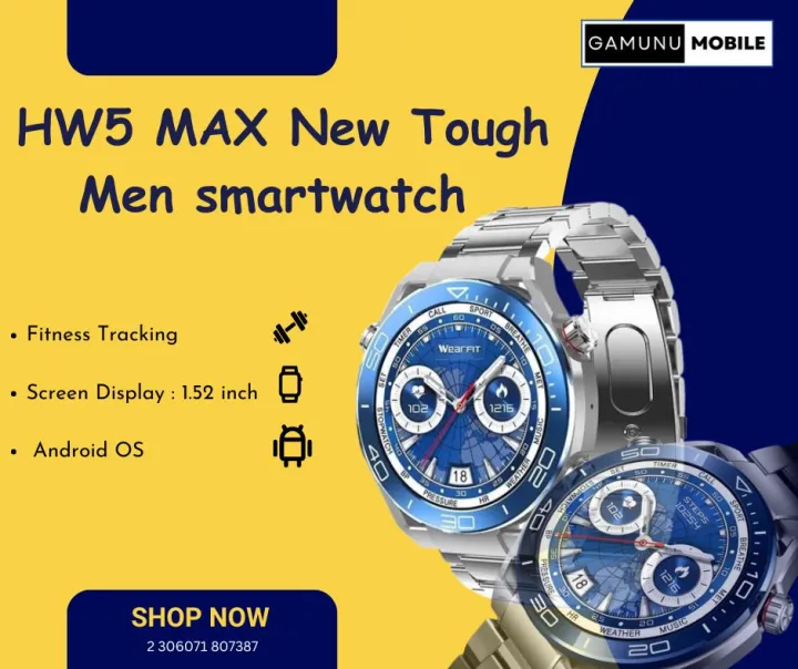 HW5 MAX New Tough Men smartwatch | Daraz.lk