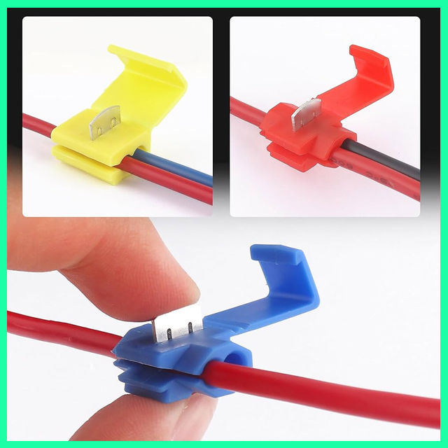 10pcs Wire Cable Connectors Scotch Lock Electric Quick Splice Terminals ...