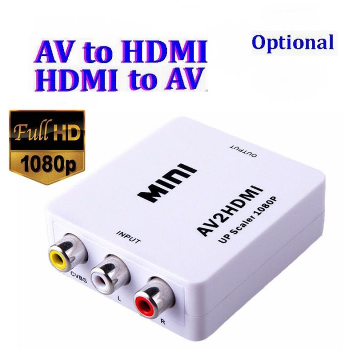 RCA to HDMI AV to HDMI 1080P AV2HDMI Mini HDMI to AV HDMI2AV Converte ...