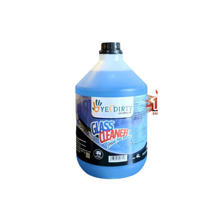 Bye Dirty Glass Cleaner Lavender 4L | Daraz.lk