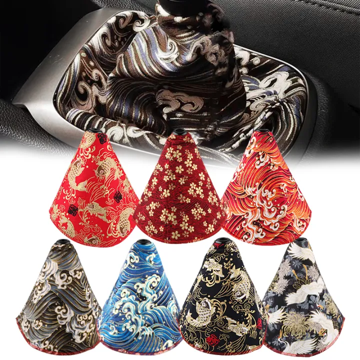 Jdm Samurai Gearbox Canvas Gear Shift Knob Boot Cover Racing Shift Knob ...