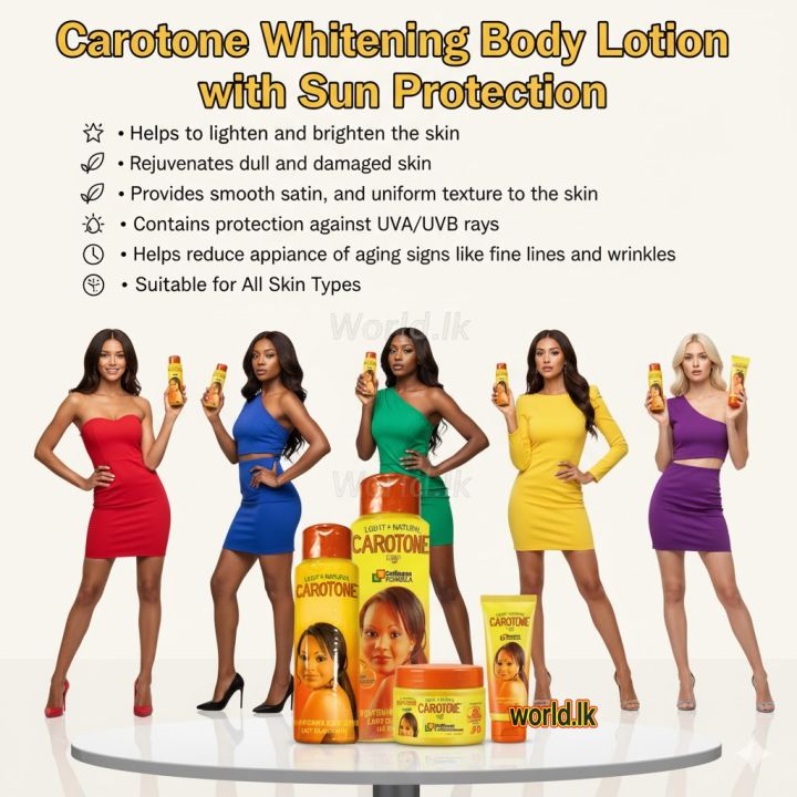 Carotone Light & Natural Brightening Whiit-ning Body Sun Protection ...