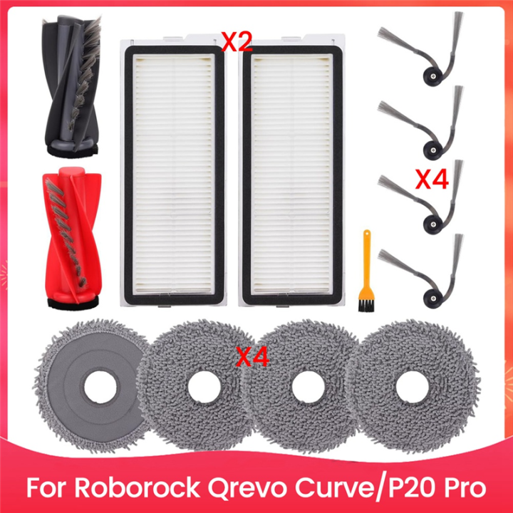 Sojhoop Replacement Parts for Qrevo Curve/P20 Pro Robot Vacuum Parts ...