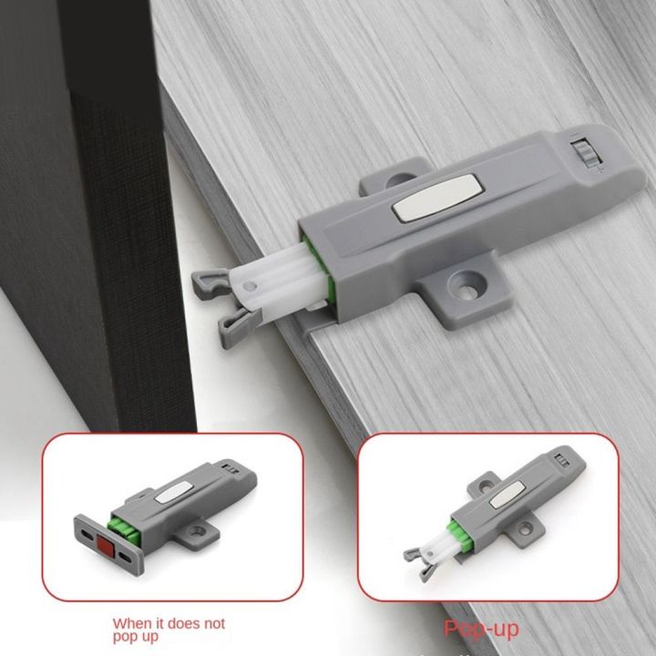 New ABS Cabinet Catches Invisible Push Type Door Lock Buckle Damper ...