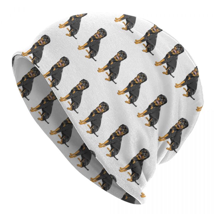 Rottweiler Dog Breed Bonnet Hat Goth Outdoor Skullies Beanies Hats Dog ...