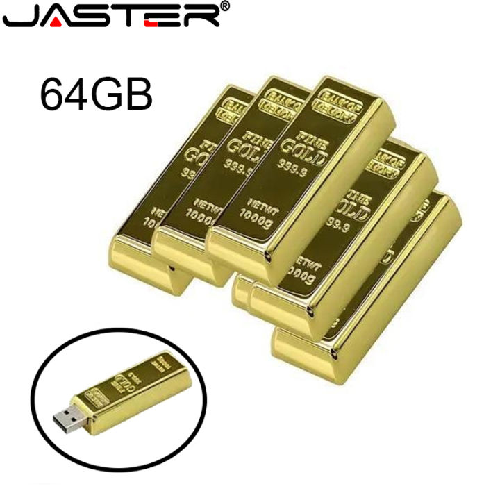 Creative Gift B 4GB USB Drive 32GSB Flash Drive 64GJASTER Gold Bar Pen ...