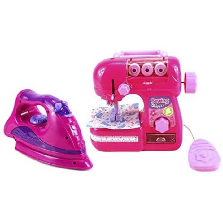 Plastics Sewing Machine Toy With Iron | Daraz.lk