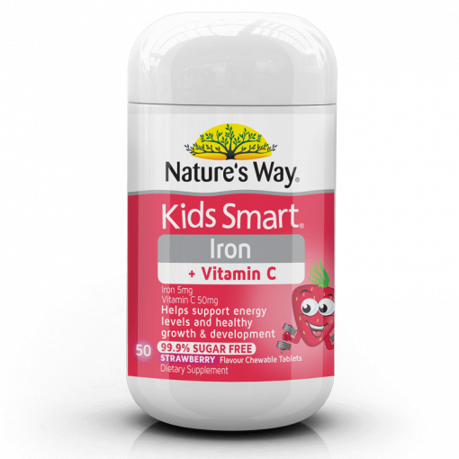 KIDS SMART CHEWABLES IRON + VITAMIN C CHEWABLES 50S | Daraz.lk