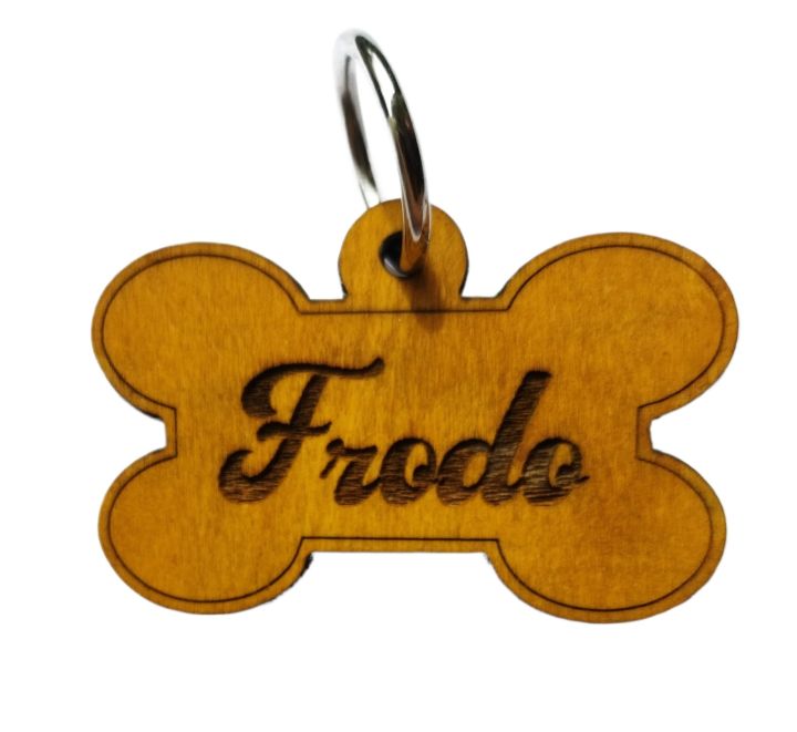 Dog Tags, Personalized wooden Dog Tags, Cat Tags | Daraz.lk