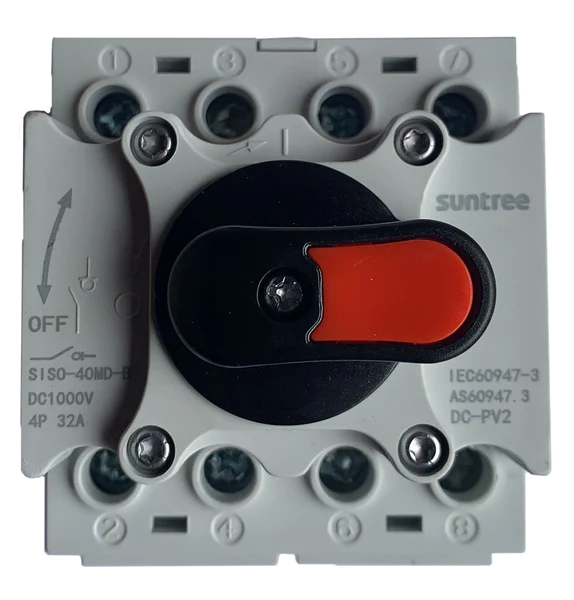 SUNTREE Solar DC Isolator Switch 1000V/32A/4P PV DC Disconnect Switch ...