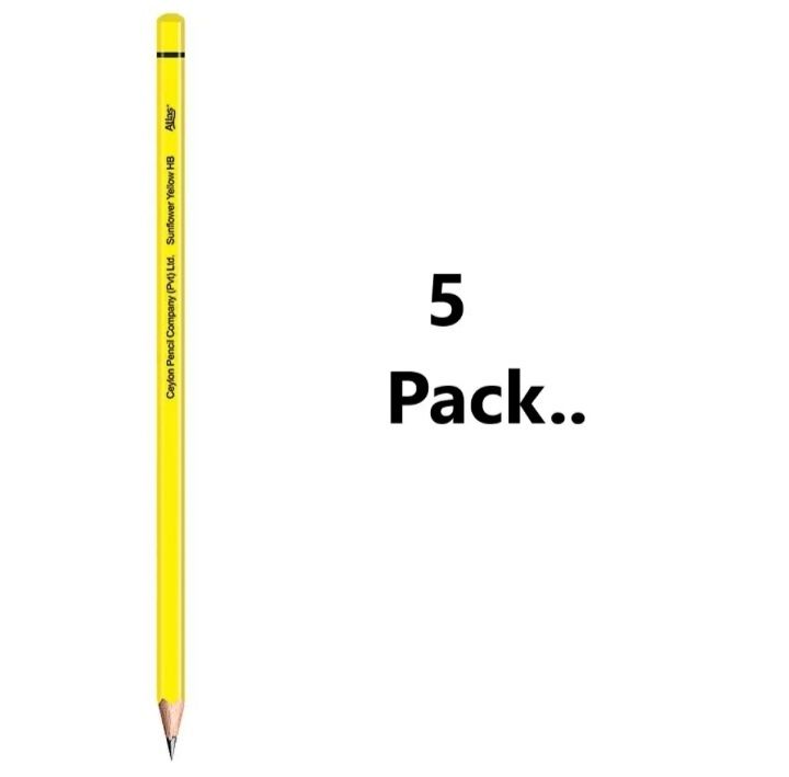 Atlas Sunflower Pencil set- 05 pcs | Daraz.lk