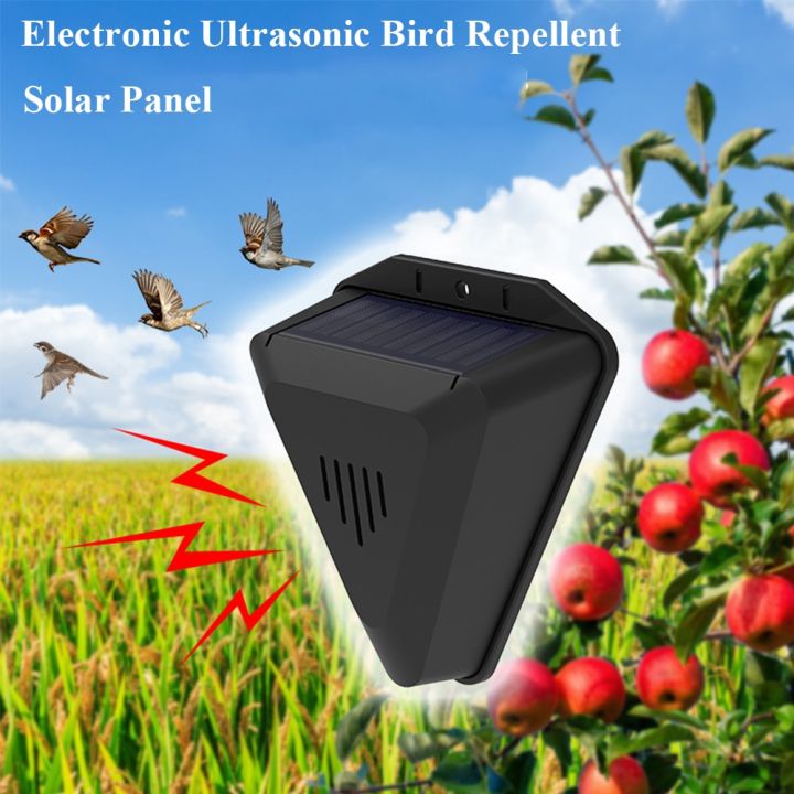Outdoor Solar Bird Repeller Timing Animal Repellent Alarm Waterproof ...