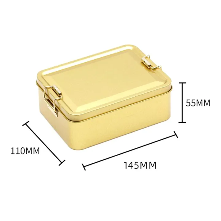 With Lid Tinplate Box Multi Color Rectangular Shape Rectangular Box ...