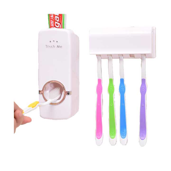 Touch Me & Use Me Automatic One-Touch Toothpaste Dispenser With FREE ...