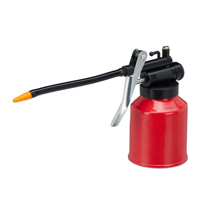 Oil Spray Gun 250 ML Oil Can Pump with Spray Spout, Steel High Pressure ...