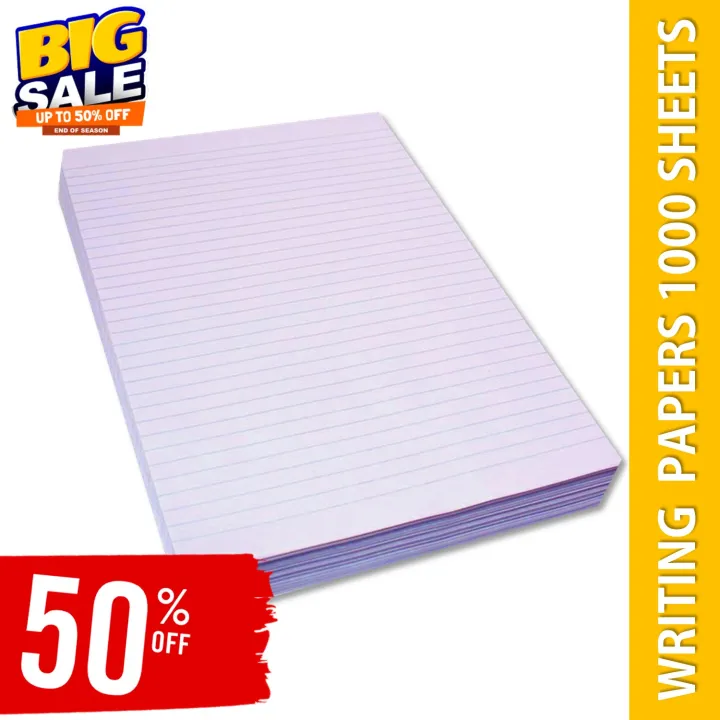 Writing Papers 1000 Sheets Budget Pack | Daraz.lk