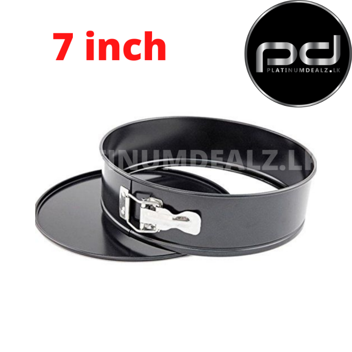 Cake Baking Mould Tray/Spring Form (round shape) 7 inch Non Stick ...