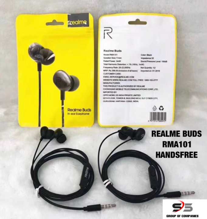 Realme Buds RMA 101 Handsfree | Daraz.lk