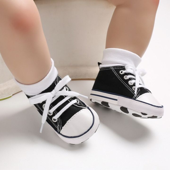 【VA VA VOOM】Infant Kid Girls Boys First Walker Solid Anti-slip Soft ...