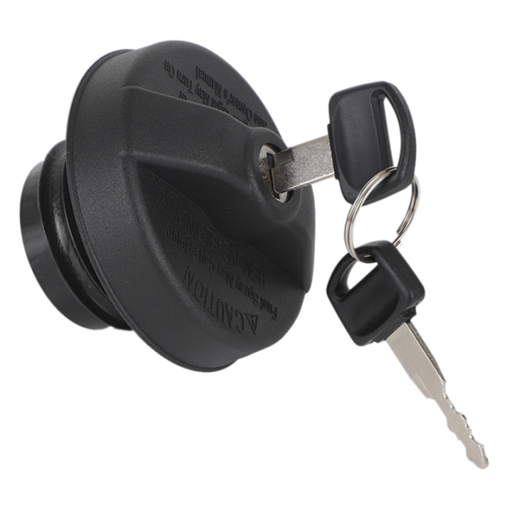 MGC791 Auto Lock Kit with Locking Gas Tank Cap 2 Keys Anti Theft Black ...