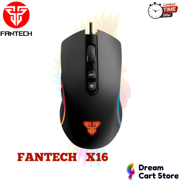 Fantech X16 v2 THOR II Macro Chroma Running RGB Gaming Mouse | Daraz.lk