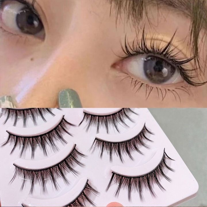 (Ready Stock) 5pairs 3D Fairy Princess Comics Eyelashes Lashs Natural ...