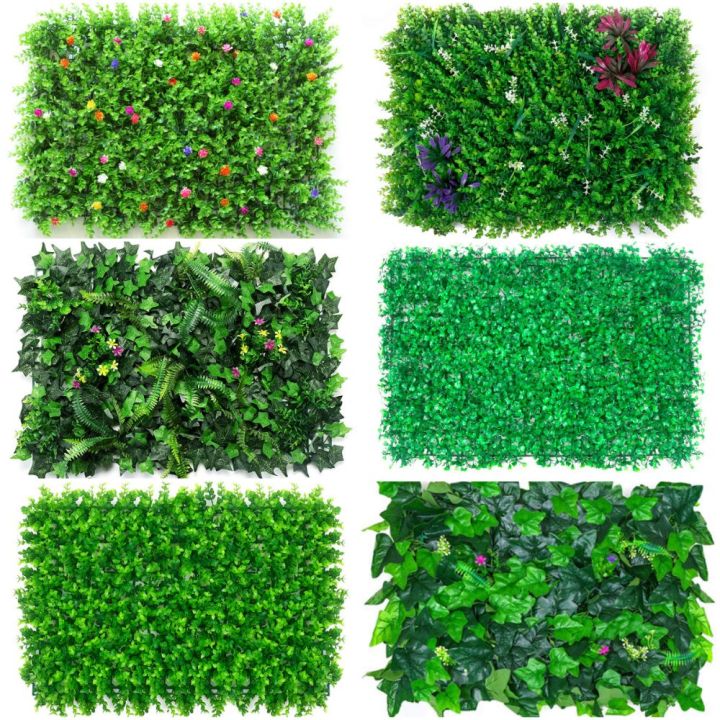 Creative Green Grass Wall Panels 40*60cm DIY Simulation Lawn Wall ...