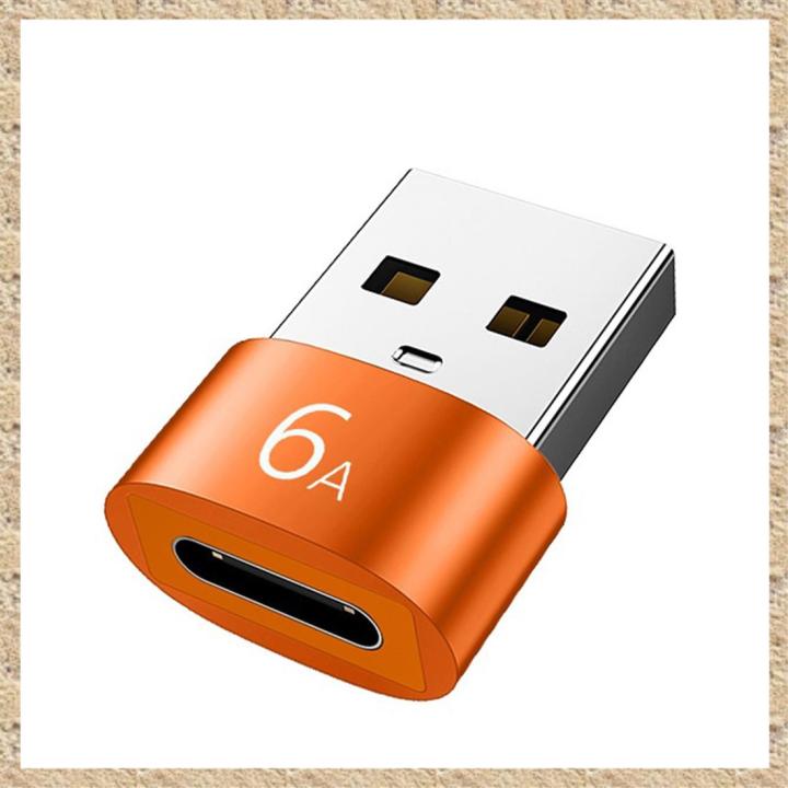 1Pcs 6A Type C to USB 3.0 OTG Adapter USB C Female to USB Male ...