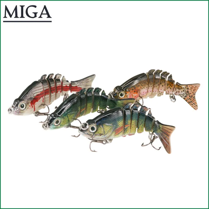 【Miga Plaza】Four DEUKIO Bionic bait 6-joints Sunken bass sunken trout ...