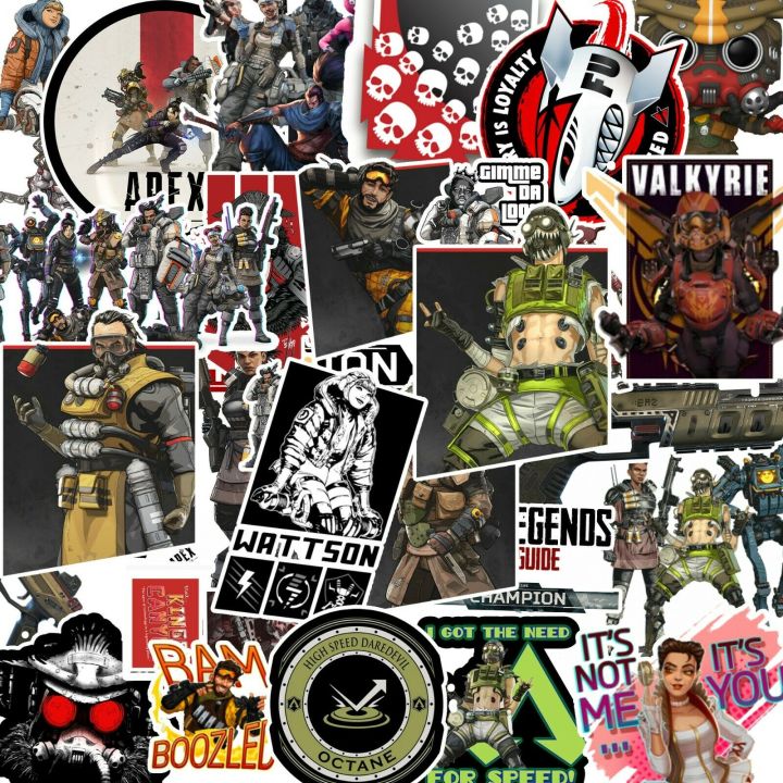 20/40/60 pcs Apex legends stickers PC game sticker pack for laptop ...