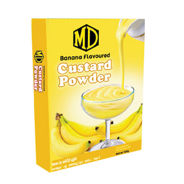 MD Banana Flavoured Custard Powder 100G Pkt | Daraz.lk