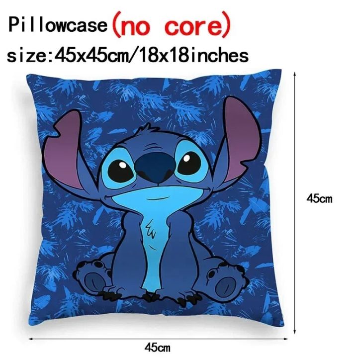 Stitch Disney Anime Figure Stich Pillowcase Kawaii Lilo stitch Pillow ...