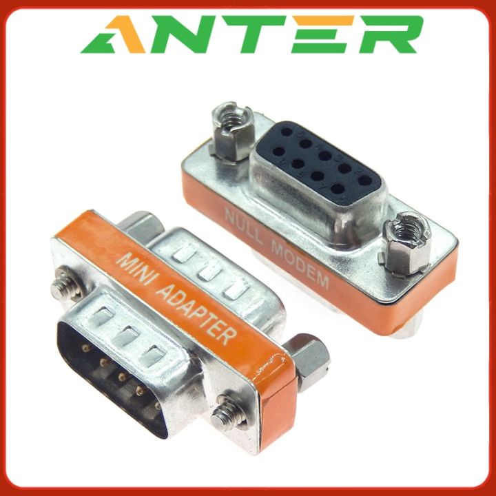 DB9 MINI GENDER CHANGER RS232 data cable connector convert plug VGA ...