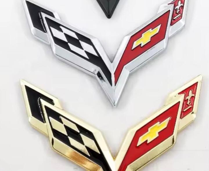 CHEVROLET 1 X Metal CHEVROLET Logo Car Auto Decorative Emblem Badge ...
